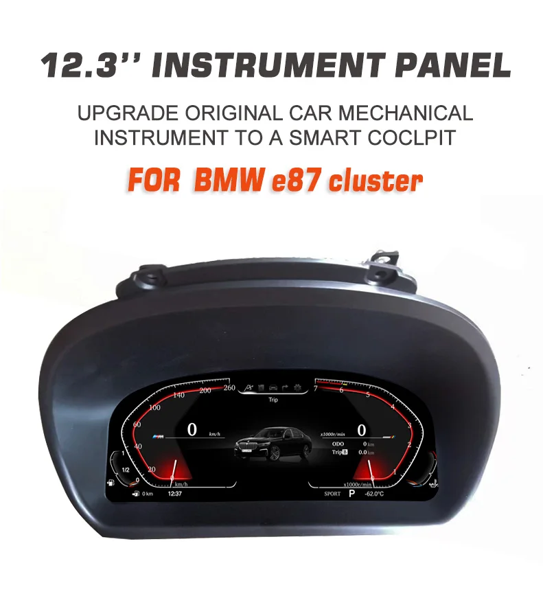 BMW 1 Series E87 E88 E81 E82 11'' Touch Screen Speedometer Cluster - OEM