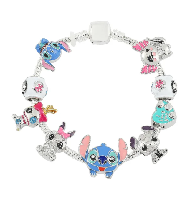 New Arrival Anime Lilo And Stitch Bracelet Cat Dog Charm Bracelets Sets ...