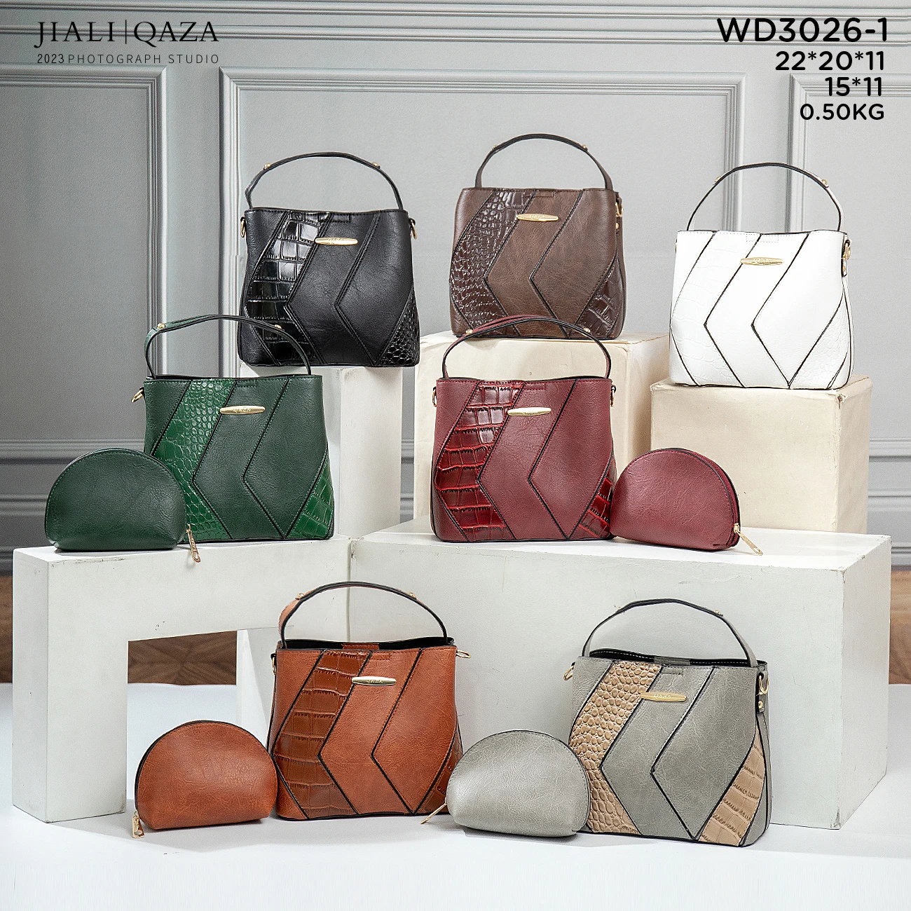 Jiali Qaza Low Price Of Brand New Wholesale Handbag Set Modern Design ...