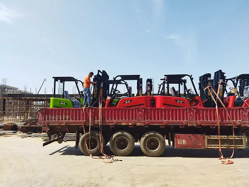 Small Walkie Semi Electric Remote Control Pallet Stacker