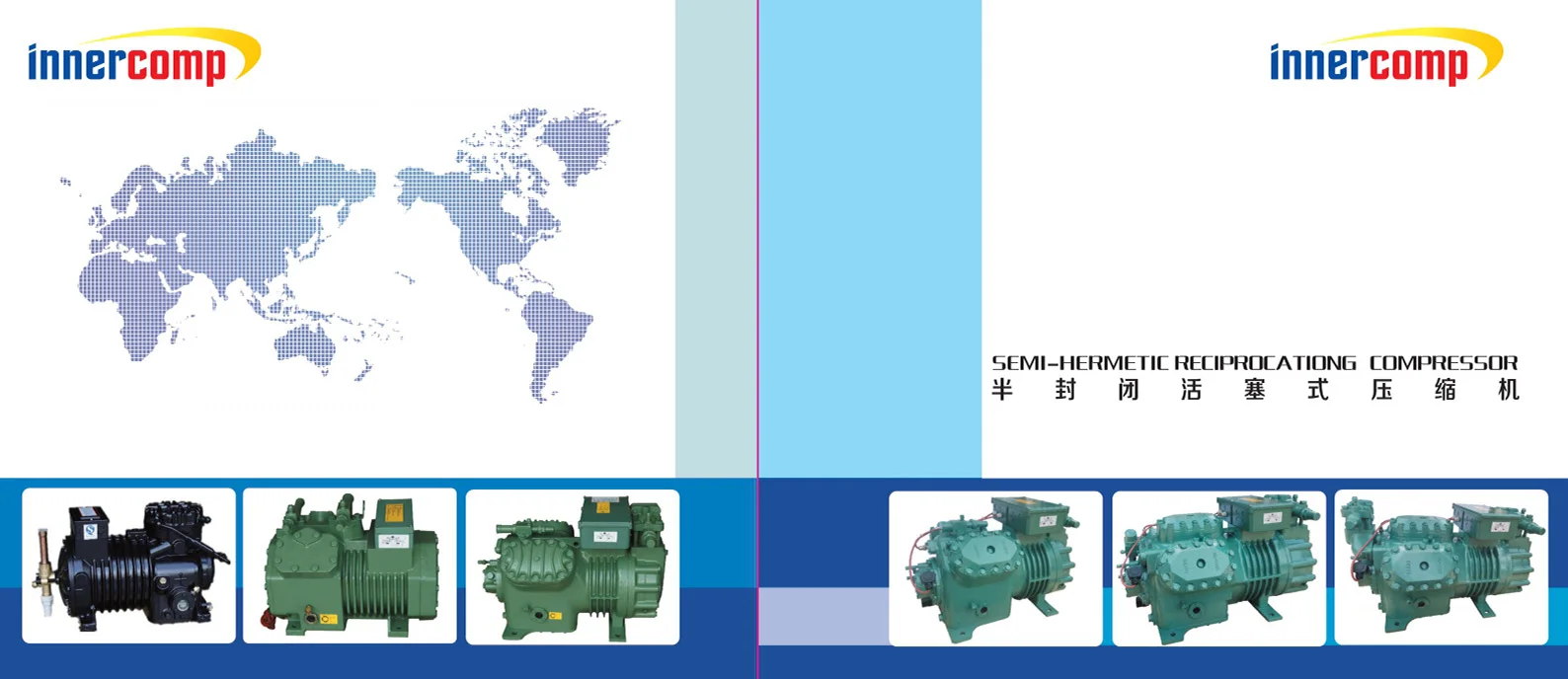 Mini Semi-Hermetic Reciprocating Compressor Metal Scroll Compressor ...