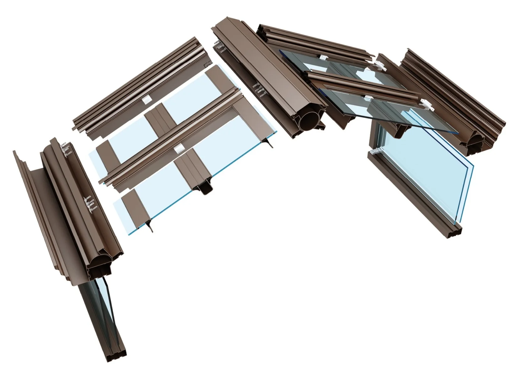 Outdoor Retractable Garden Sliding Solarium Tent with Solar Glass ...