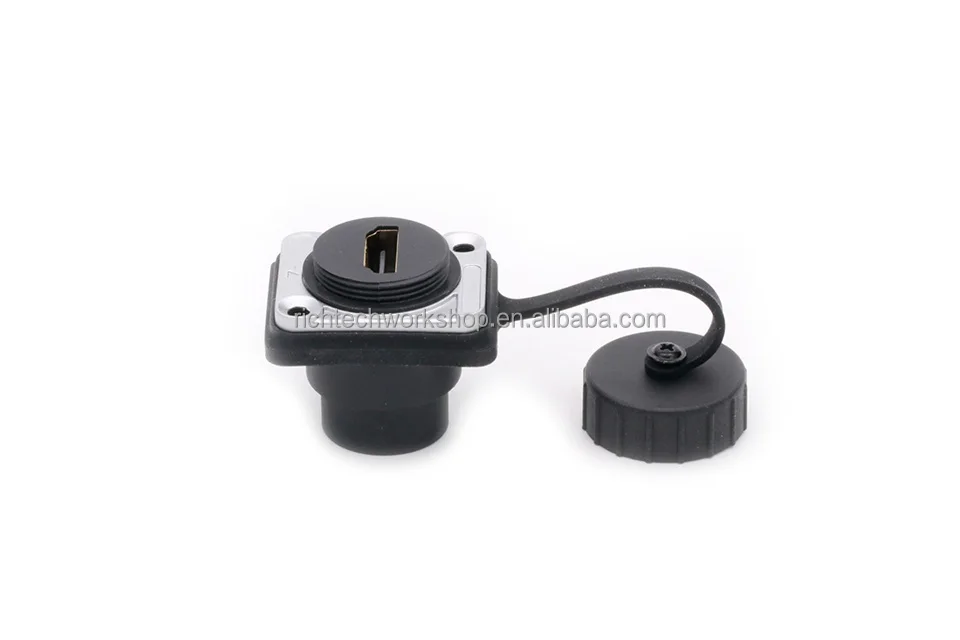 50pcs D Type Chassis Connector Usb Micro Type C Hdmi-compatible Female ...