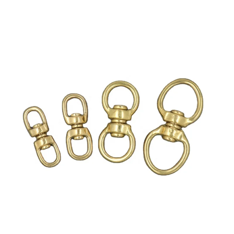 Heavy Duty Solid Brass Pet Leather Rope Clip Dog Pet Leash Brass Rope ...