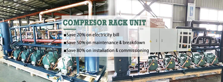 Cold Room Compressor Rack Unit Optimal Temperature Control Cold Room ...