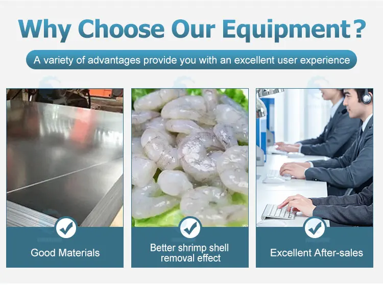 Stainless Steel Shrimp Peeling Machine - Efficient & Durable