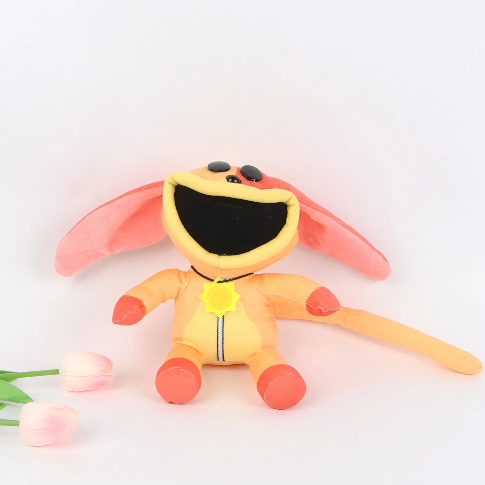 8pcs Smiling Critters Plush Toys Cartoon Rabbit Cat Dog Bear Dolls Cute ...