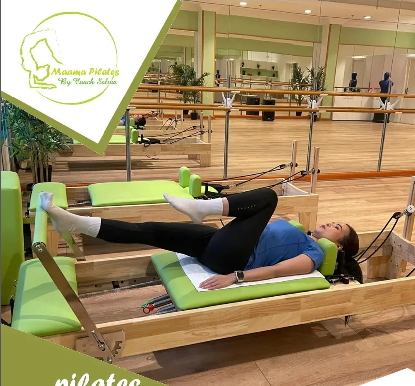 Stable Eco Pilates Handles Springs Wood Reformer Chair