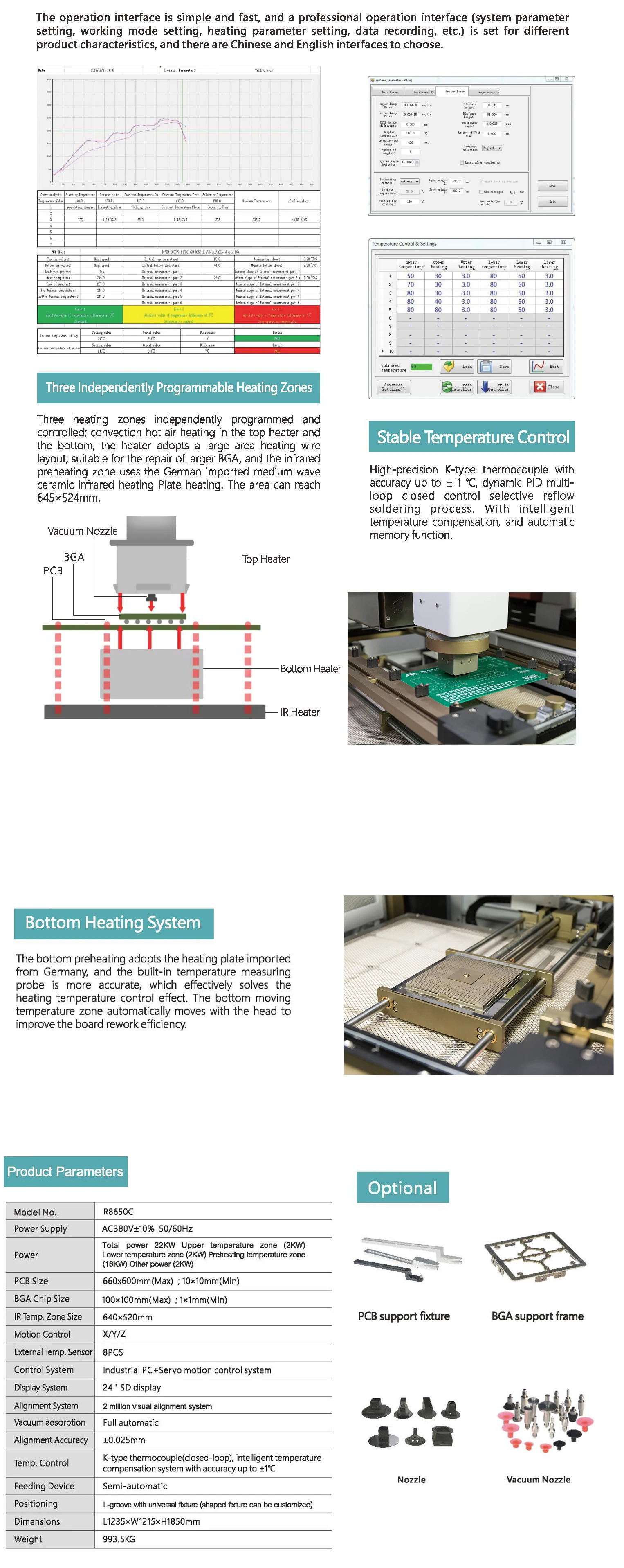 Seamark ZM-R8650 BGA Rework Station - Efficient Repair Equipment