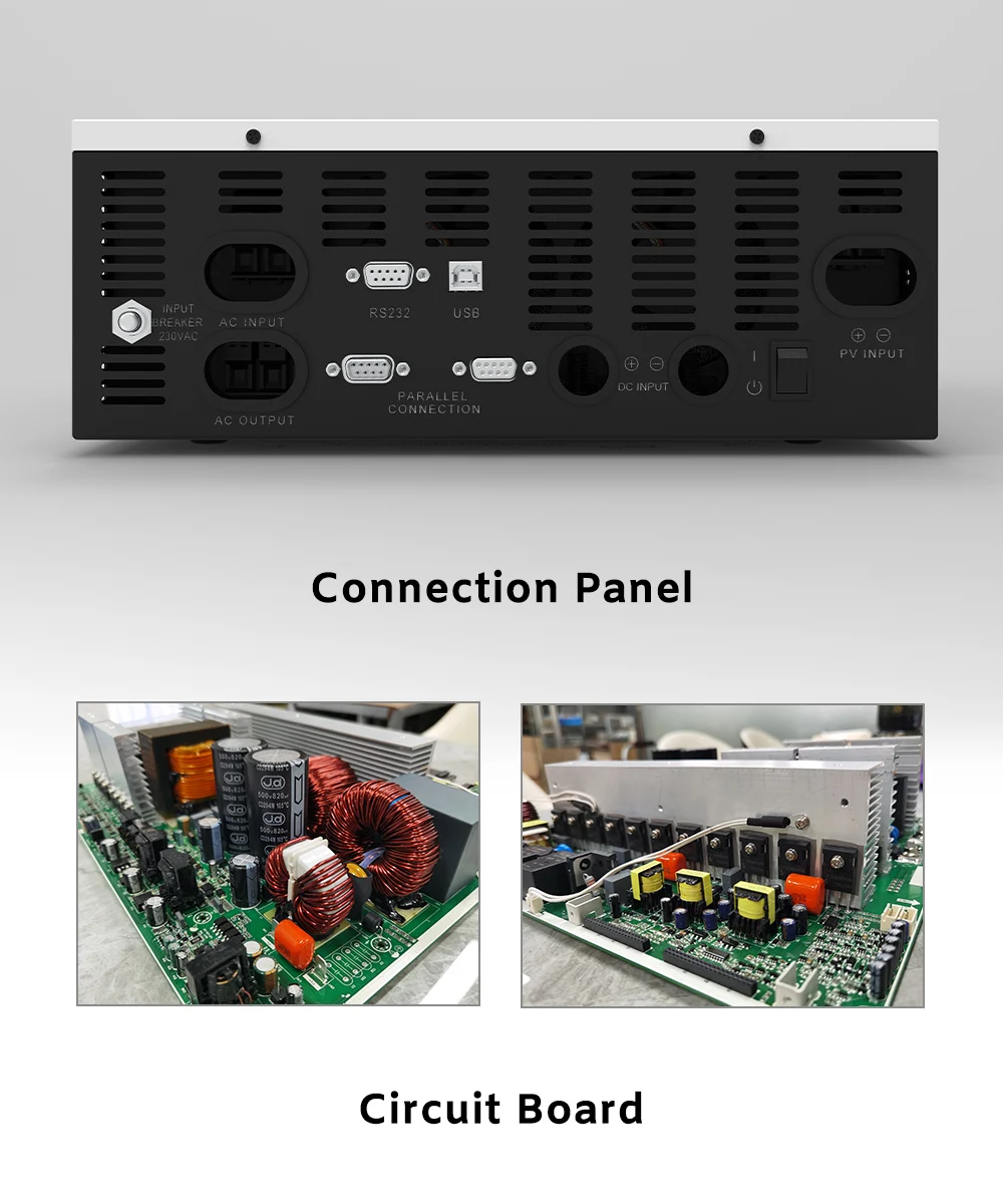 Galaxy Solar Panel Inverter 5kw Offgrid 3kw Off Grid Mppt 48v Charge ...