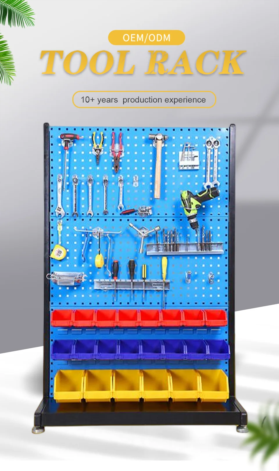 Product Storage Pegboard Retail Shops Shelves Hardware Display Stand ...
