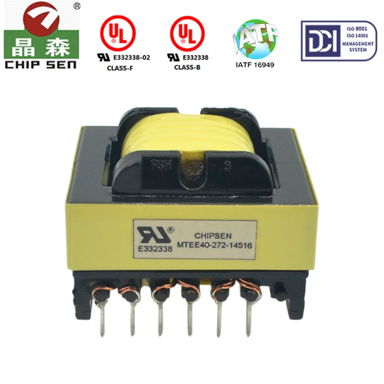 Custom EE40 380V-48V-10KV Flyback Audio Transformer 400W