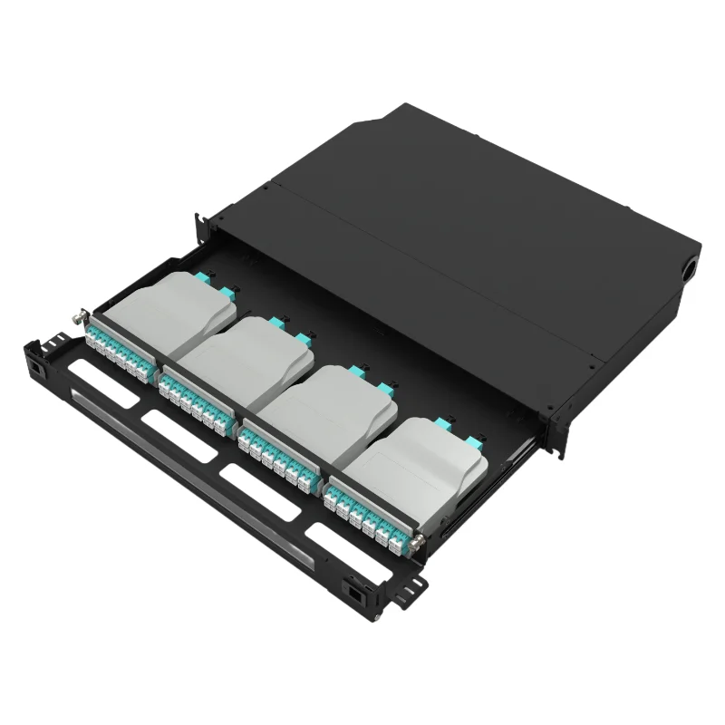 1u Sc/Mpo/Dlc Fiber Optic Patch Panel Odf 19 Inch Rack Mount ...