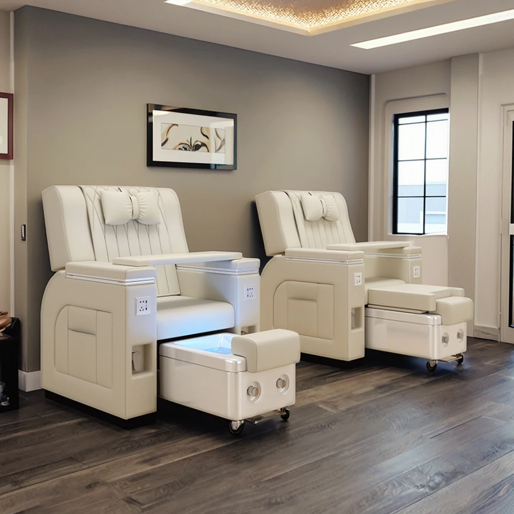 Luxury Massage Pedicure Chair Adjustable Spa Pedicure Chair No Plumbing ...