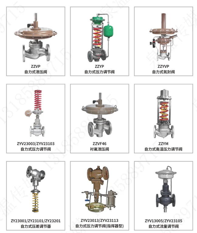 Self Operated Temperature Control Valve ZZWP Automatic Flow High ...