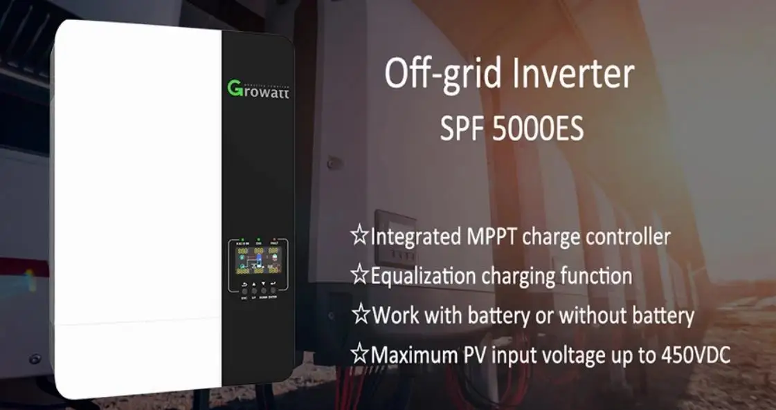 Growatt Spf5000es Solar Off-grid Energy Storage Inverter Supplier 5kw ...