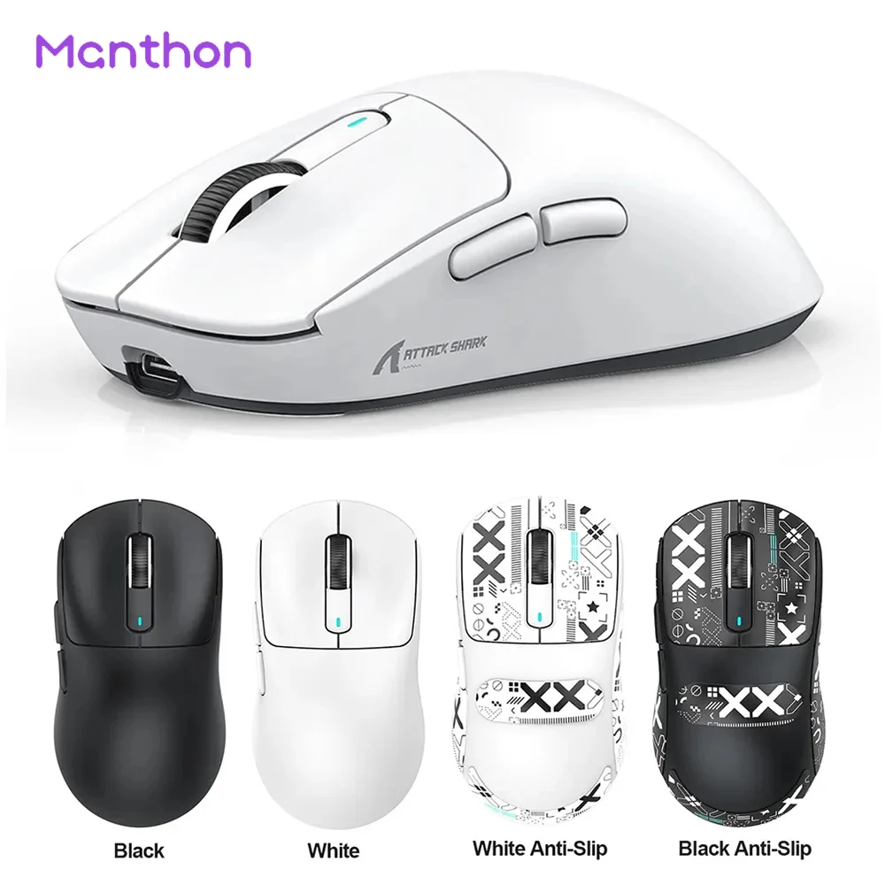 Attack Shark X3 Gaming Mouse Tri-mode Connection Lightweight 26000dpi ...