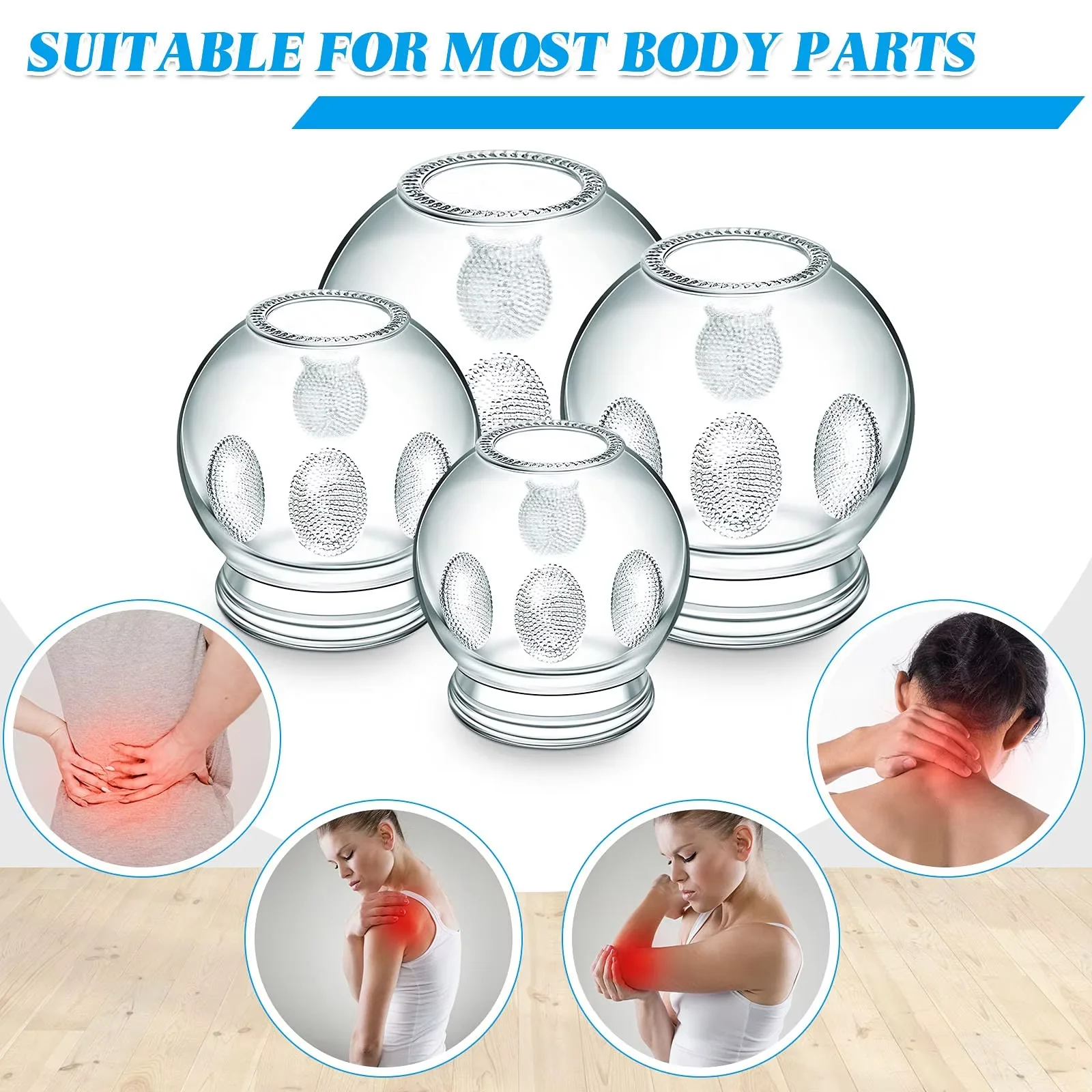 Traditional Chinese Fire Cupping Set Chinese Medicine Cupping Glass ...