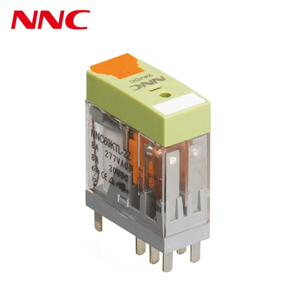 NNC Miniature PCB Electric Relay NNC69KTL -2Z JQX-14FTL 2C 8A DC 3V-24v ...