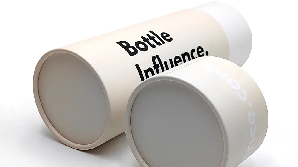 Custom Printed Round Cylinder Paper Tube Whisky Wine Bottle Gift Box ...