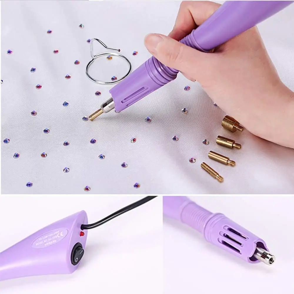 Hotfix Rhinestone Applicator 7 in 1 Hot Fix Rhinestone Applicator Wand ...