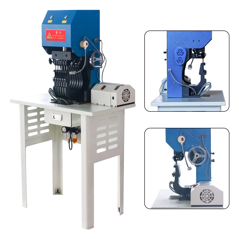 Small Size Hole Punching Machine Six Holes Punching Machine For Shoes ...
