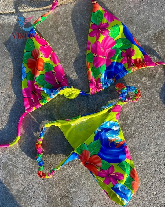 Yinling New Fashion Swimsuit Bathing Suits Sexy Solid Sexy Mini Mirco