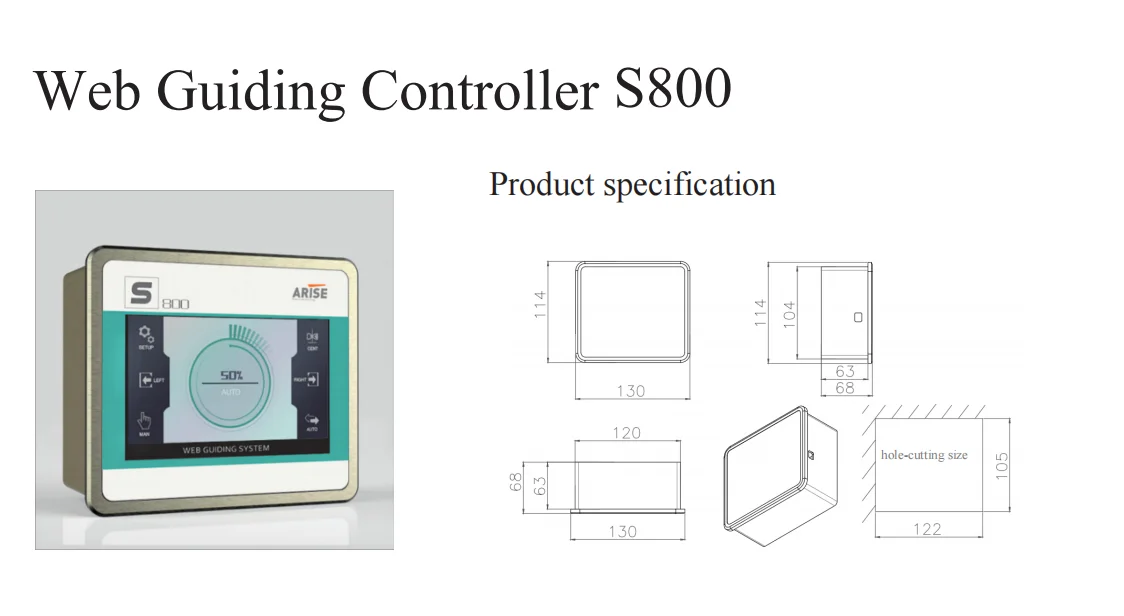 Arise EPC Edge Position Web Guide Control System S800