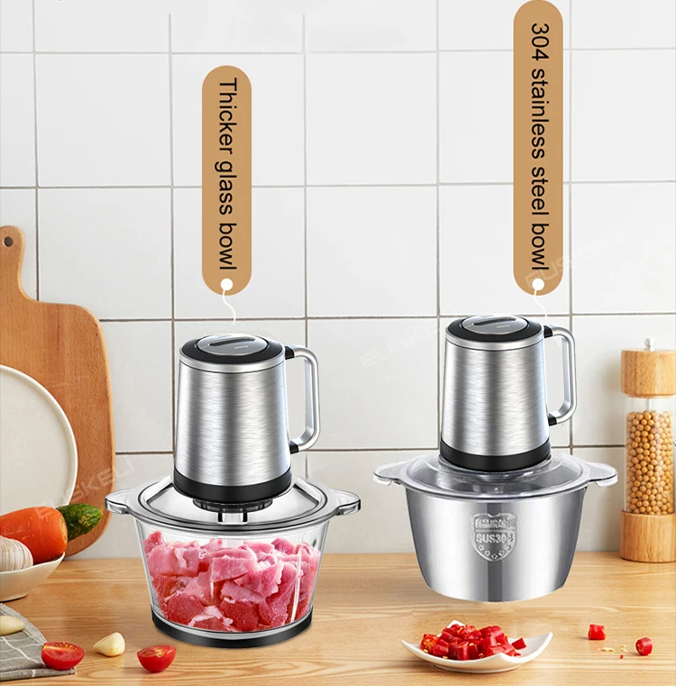 New Arrival 2l/3l Chopper Home Use Electrical Mincer Meat Grinder ...