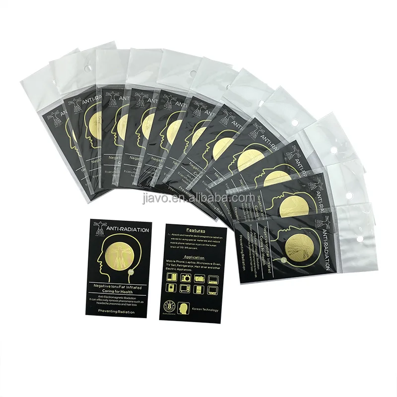 Silver Quantum Shield Anti Radio Radiation Protector Sticker for Mobile ...