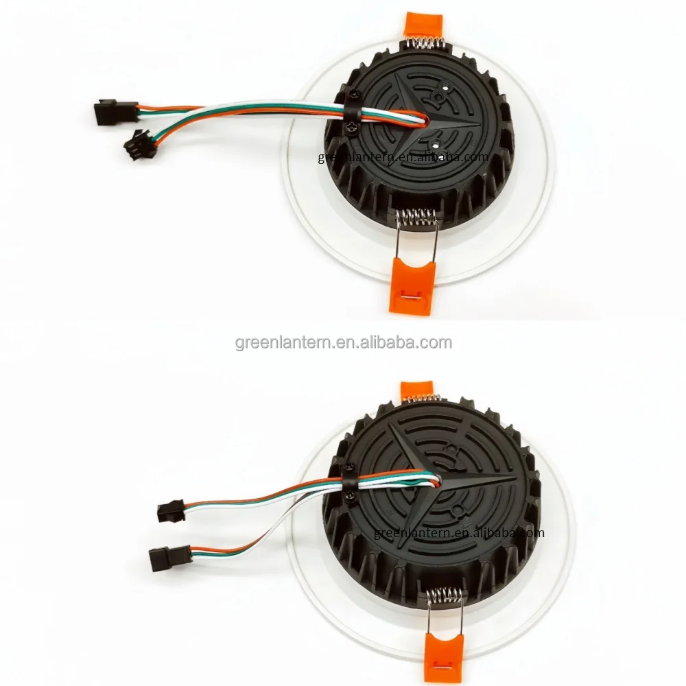 24V WS2811 Addressable RGB LED Downlights for Hotels & Living Rooms