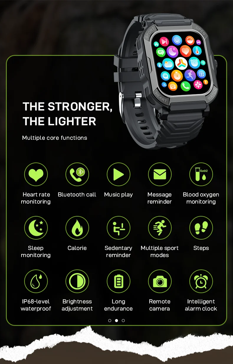 H30 Smart Watch 2024 Smart Bracelet Customizable Album Dial Full Touch Screen Bt Fitness Watch ...
