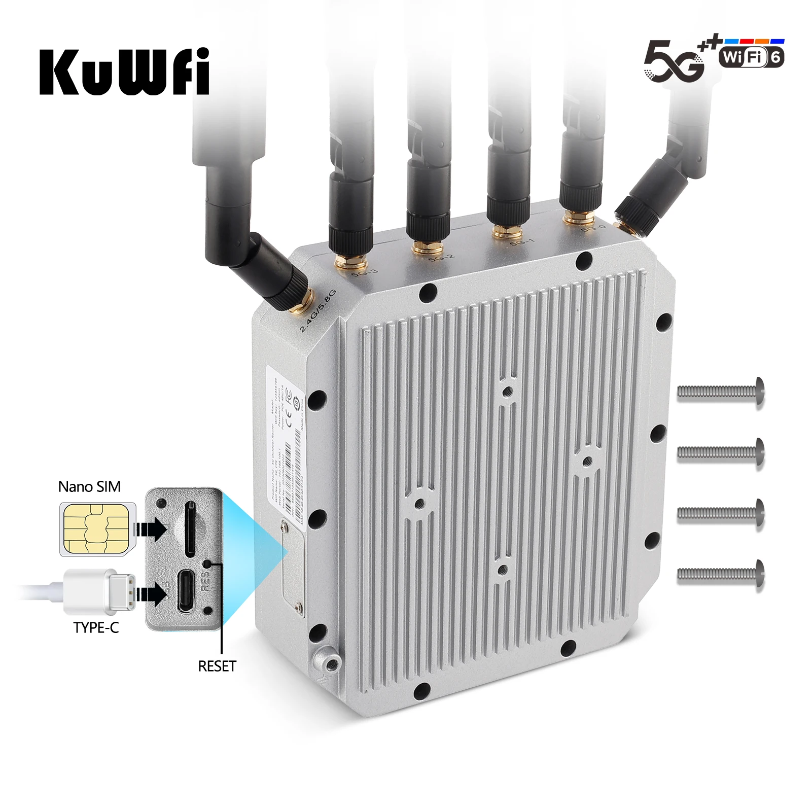 C130 Outdoor 5G Router - Gigabit Wireless Industrial Router