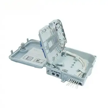 Outdoor Wall Mounted 12 Ports Ftth Fiber Optic Distribution Box Ftth ...