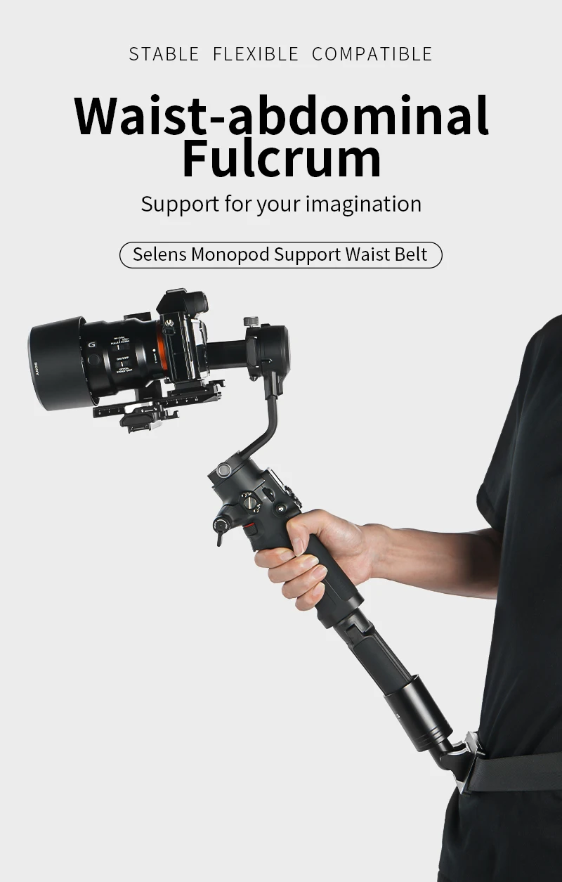 Selens SAO-13GB01 Camera Gimbal Stabilizer Belt - Support Long Filming