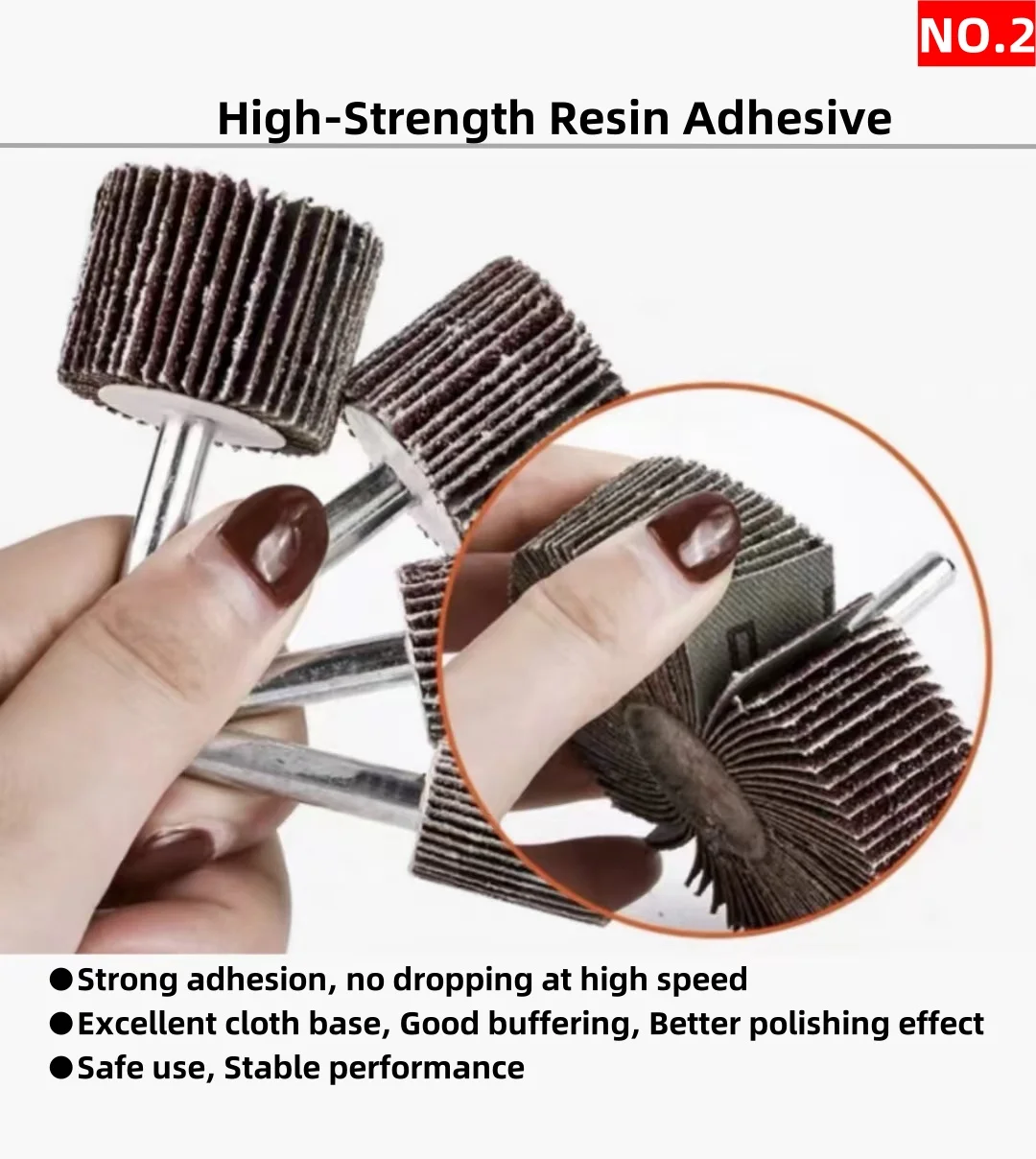 Tapered Flap Wheel Deburring Flap Sanding Disc Grinding Head Wheel ...