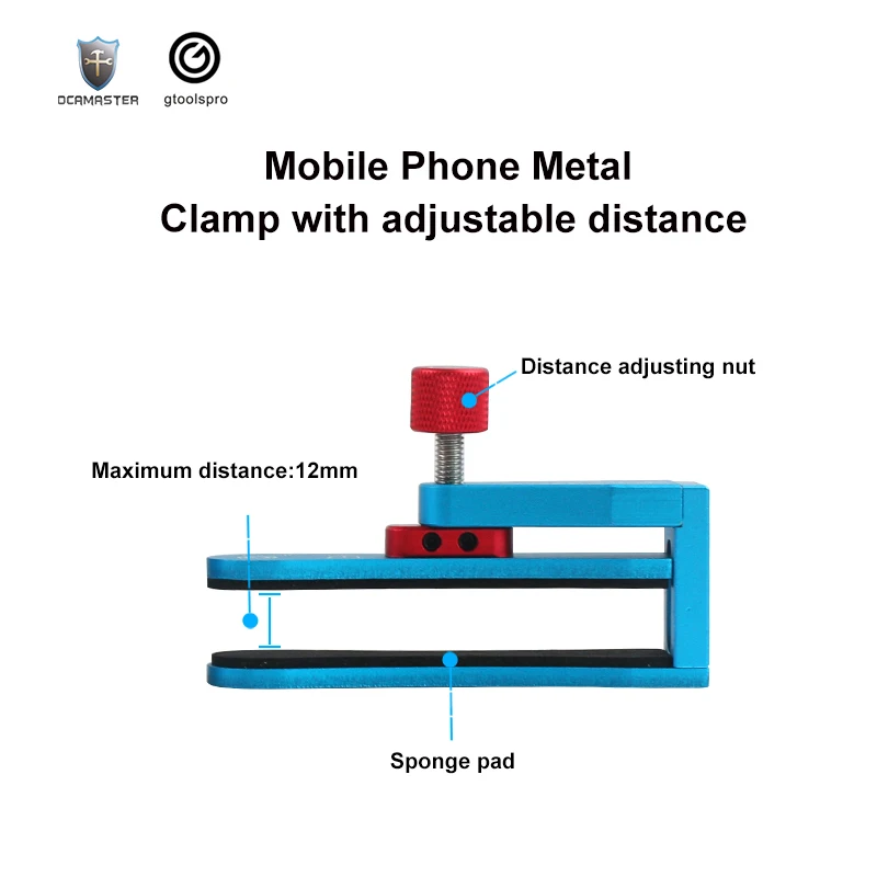 Gtools Adjustable Metal Clip Fixture Clamp Phone Repair Tools Mobile ...