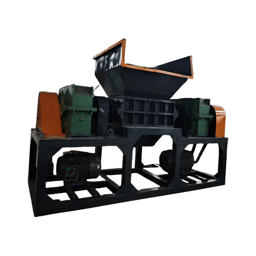 Multi-uses Shredder Machine Double Shaft For Waste Crushing Machine ...