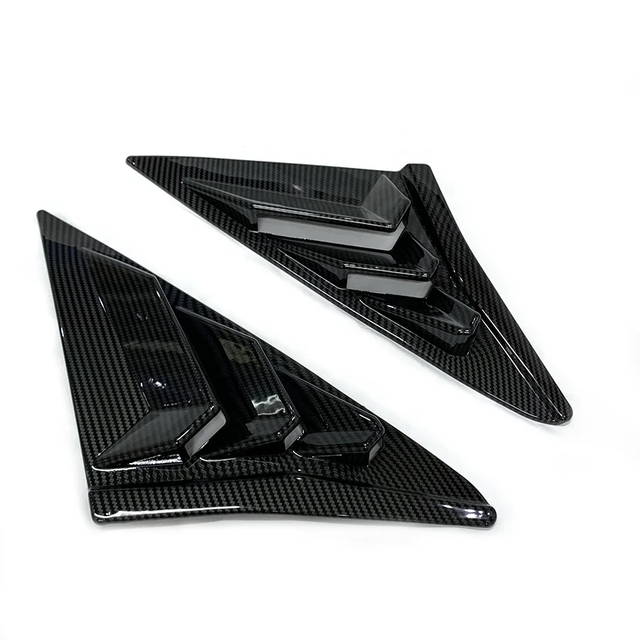 Abs Rear Window Louvers Shutter Cover Trim For Honda Civic Hatchback ...