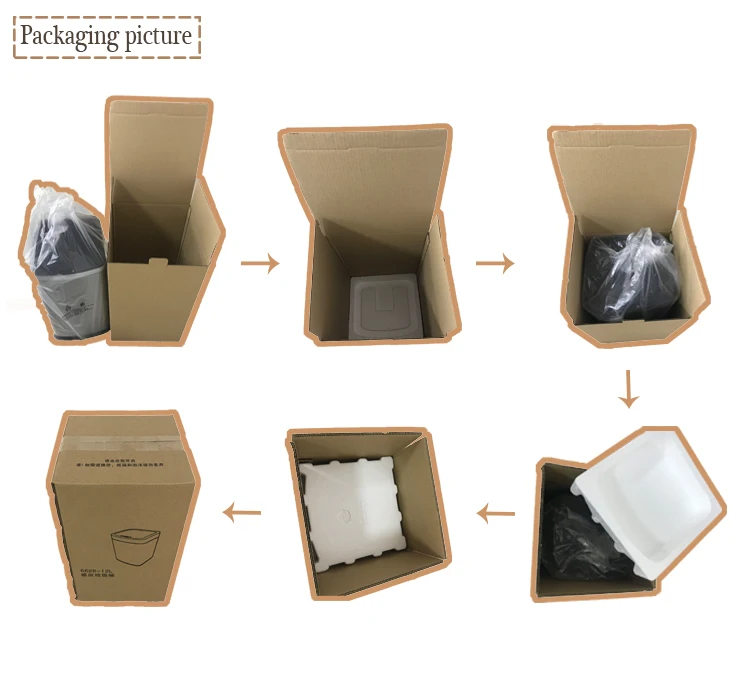 New 50l Large Capacity Split Cabinet Type Multifunctional Trash Can ...