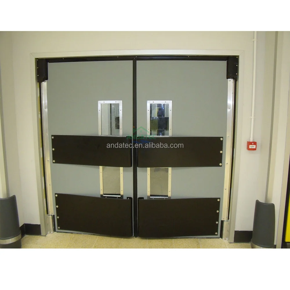 Commercial Kitchen Stainless Steel Glass Swinging Door | Durable ...