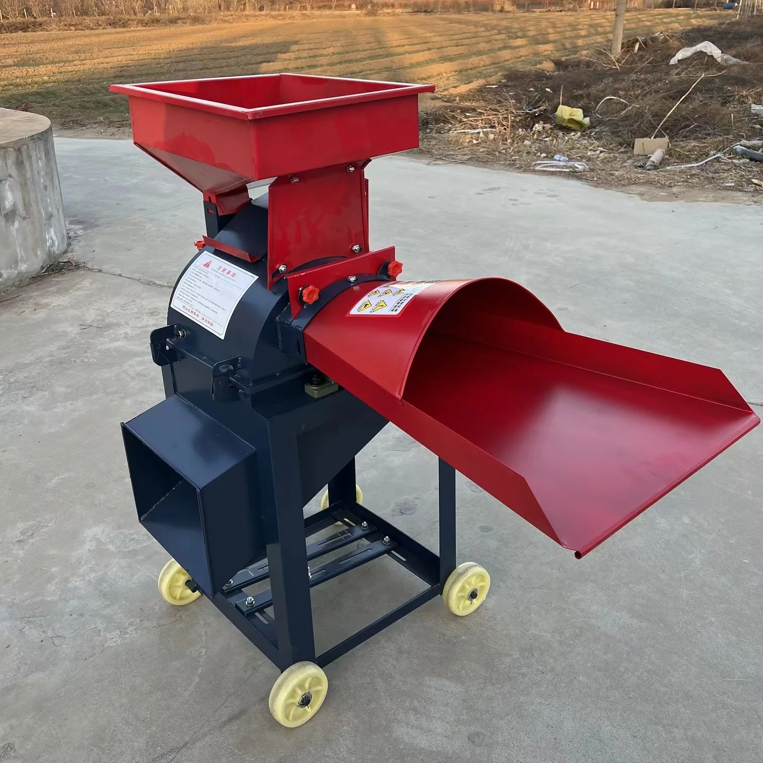 Farm Multifunctional Animal Feed Crusher Efficient Dry and Wet Dual ...