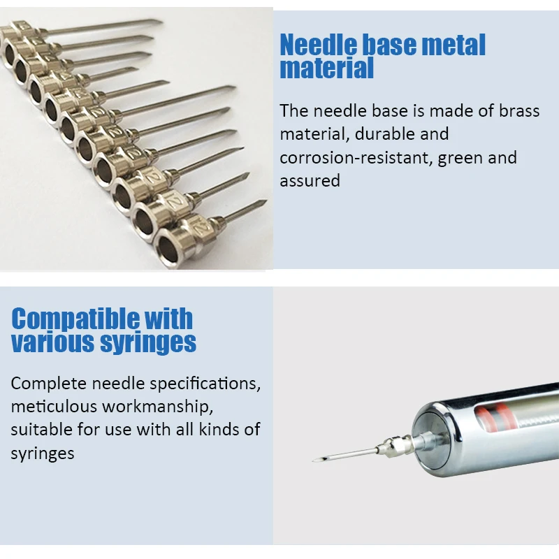 Factory-Issued Stainless Steel Hypodermic Needles for Pet Injection ...