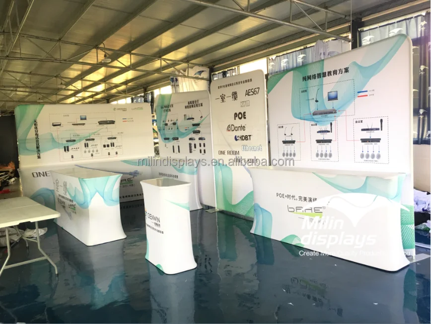 Custom Show Display Booth Portable Exhibition Trade Show 3x3 Size ...