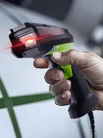 Corded Industrial Handheld Barcode Scanner Jr Sl3678-db Industrial ...