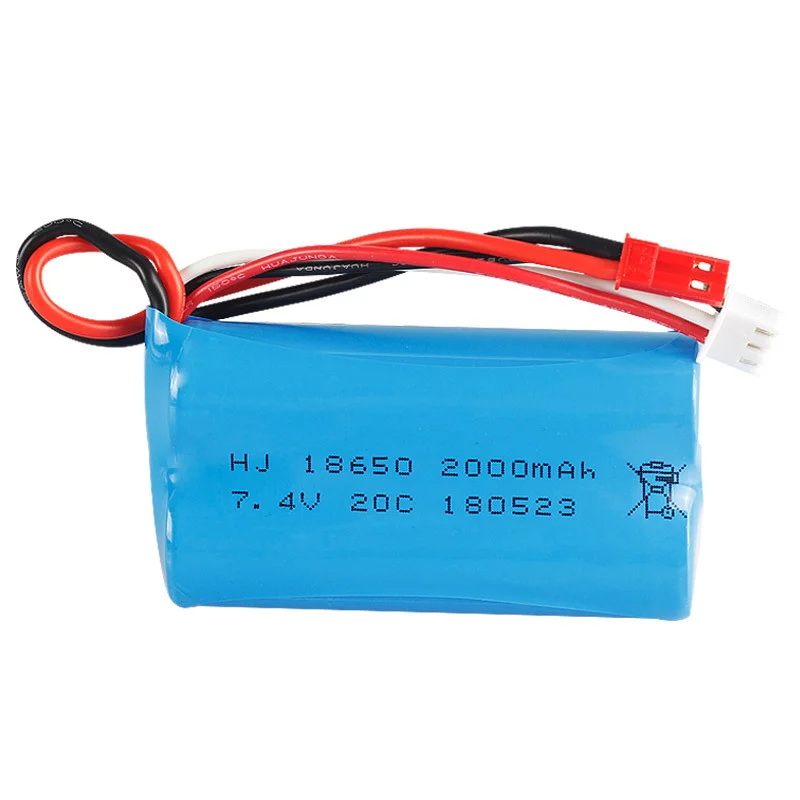 High Safety Customized Cylindrical Cec Certificate 7.4v 2000mah Lithium ...