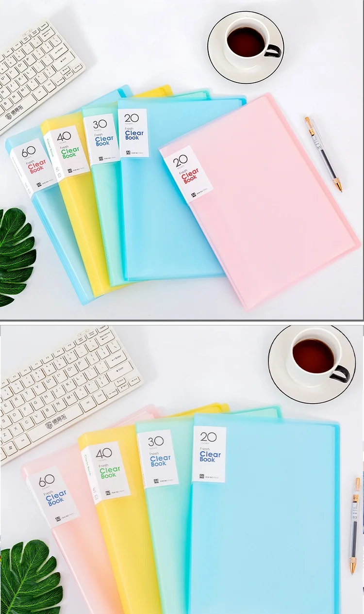 Yahou Customized A4 Size Plastic Office File Folder Candy Color Hard ...
