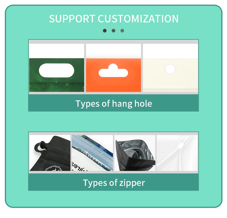 Factory Customized Holographic Hanging Zip Lock Electronic Plastic ...