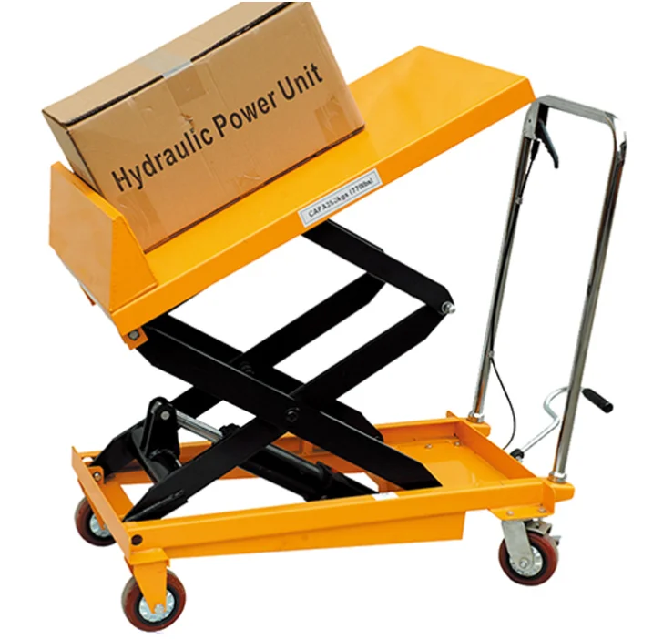 Portable Hydraulic Tilted Lifting Platform Mini Tilted Work Table ...