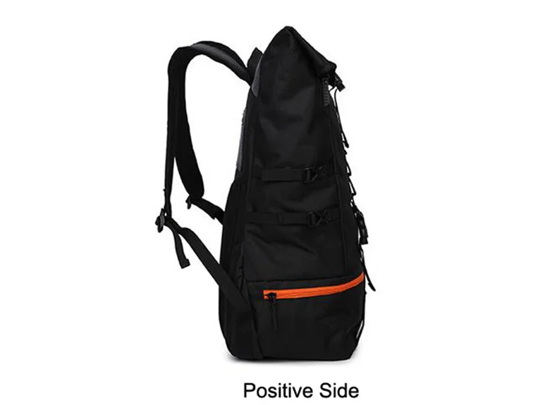Custom Waterproof Sport Backpack Men Travel Rolltop Daypack Male Large ...